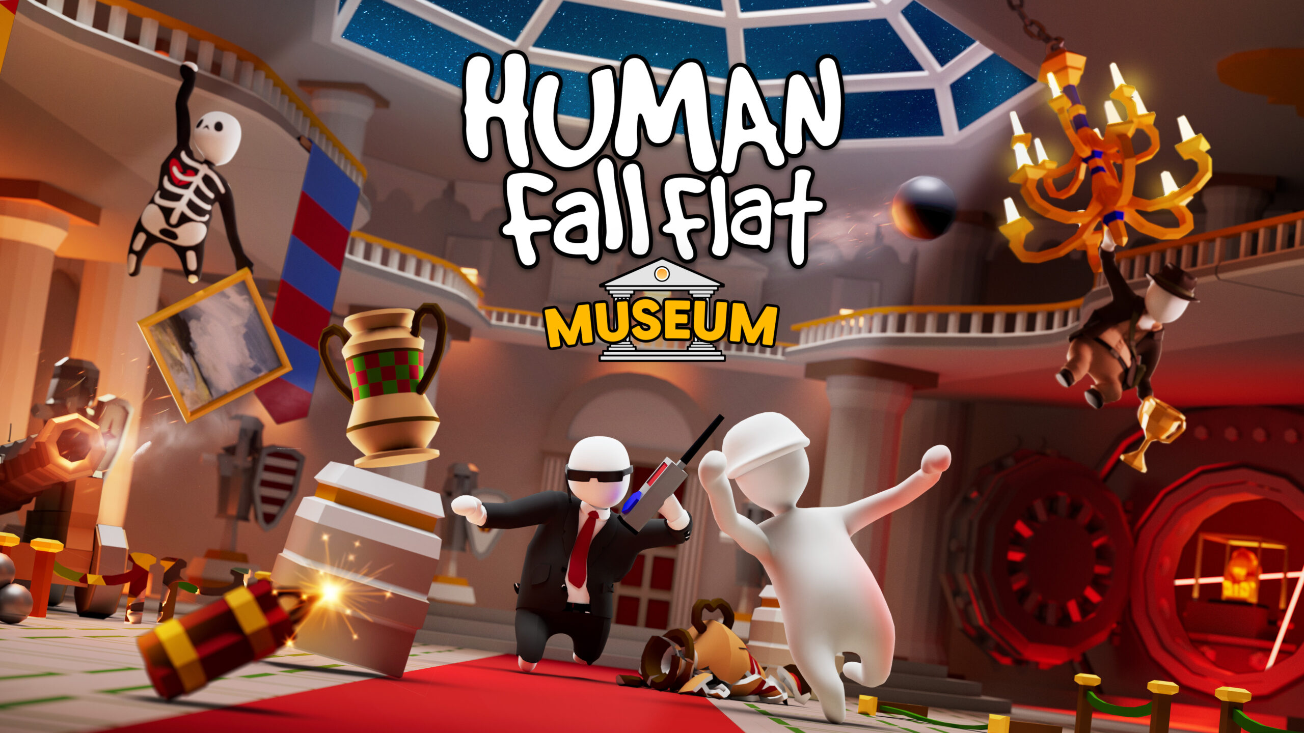 Human Fall Flat Mobile Apresenta Novo Nível: "Museu" - 2NewGames